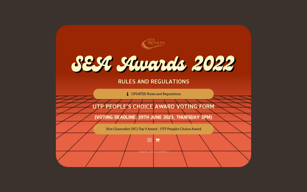 SEA Awards 2022